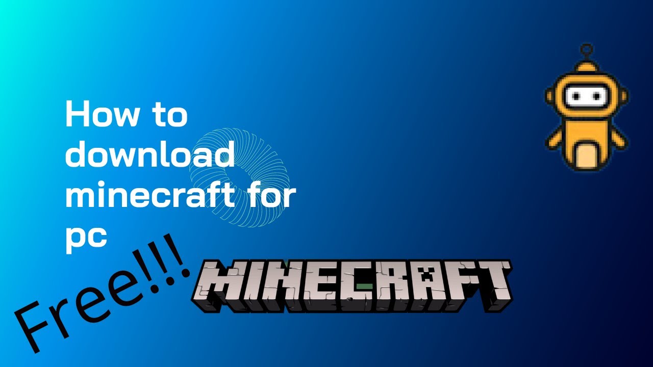 How to download Minecraft for pc (just 2mb) - YouTube