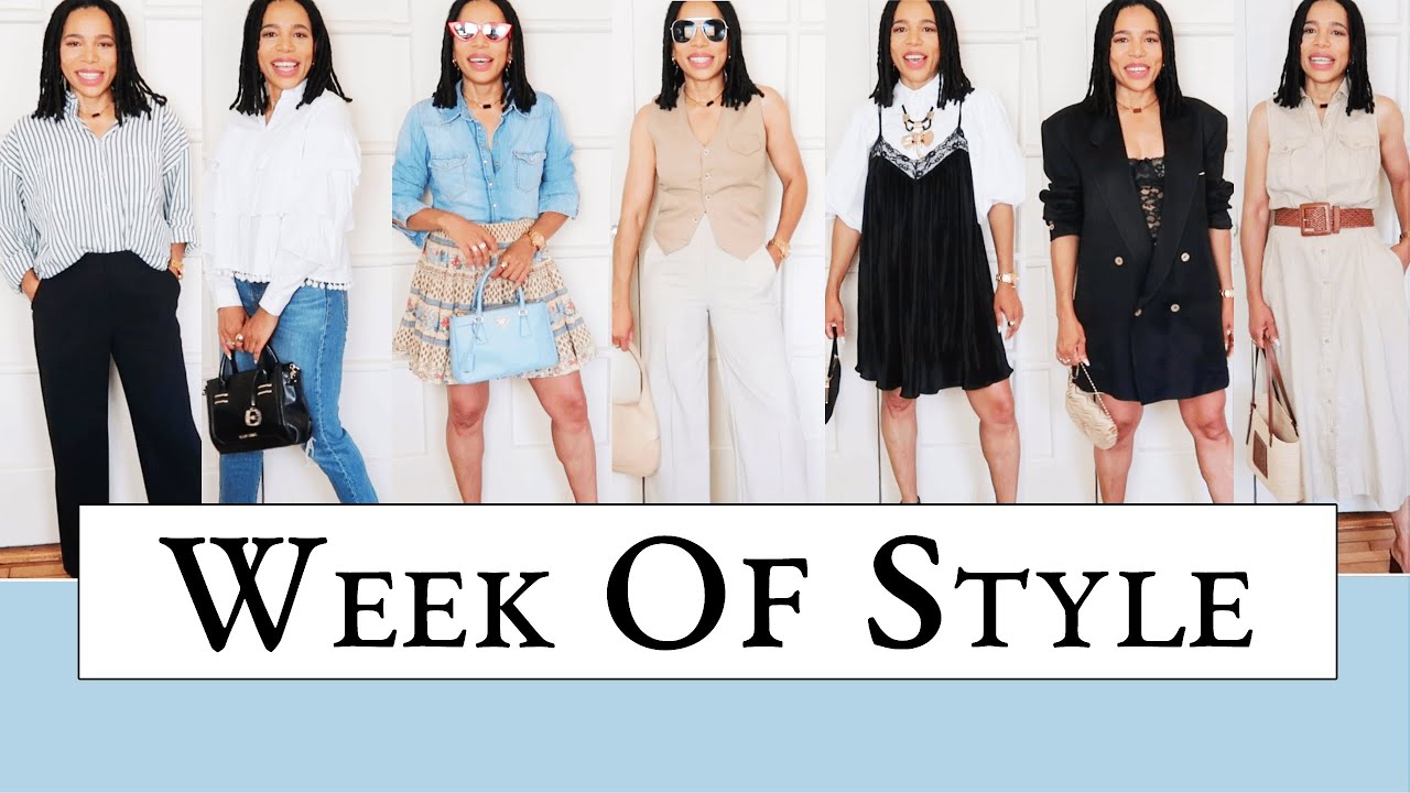 Week of Style | 7 Days 7 Looks - How I typically dress in a week ...
