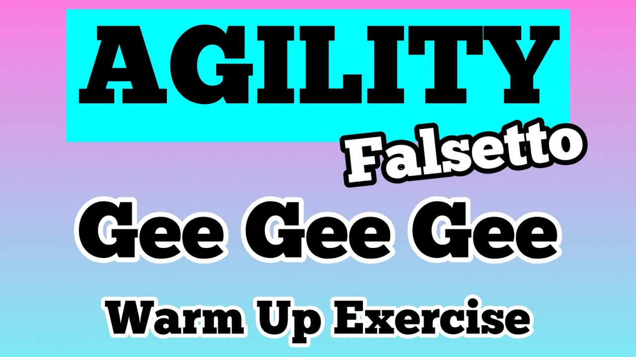 Head Voice/Falsetto vocal runs for AGILITY - Gee Gee Gee // Vocal Warm Up Exercise - YouTube