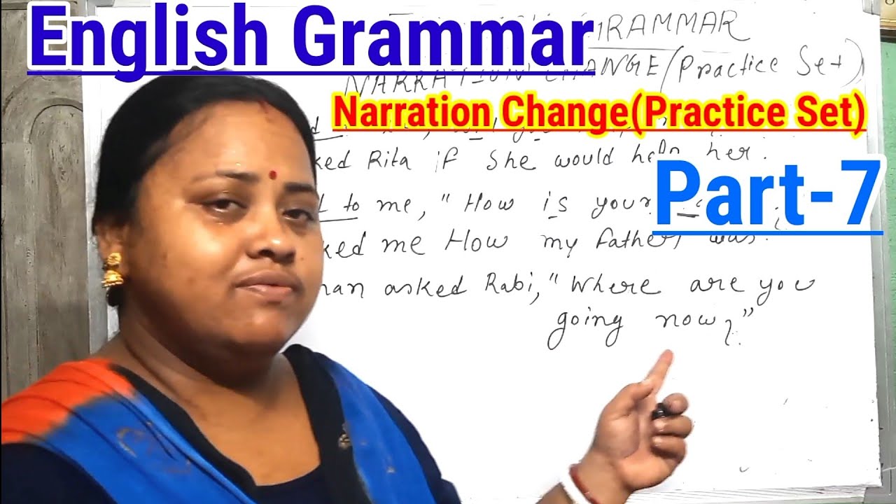 Narration change practice set || Part-7 || Narration change with Let ...