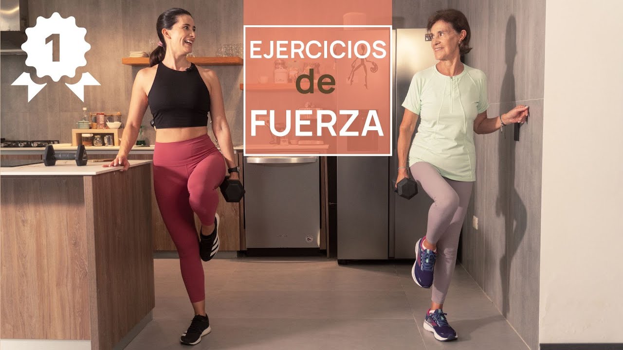 4 EJERCICIOS de FUERZA para mujeres PRINCIPIANTES [ 30 MINUTOS ] - YouTube