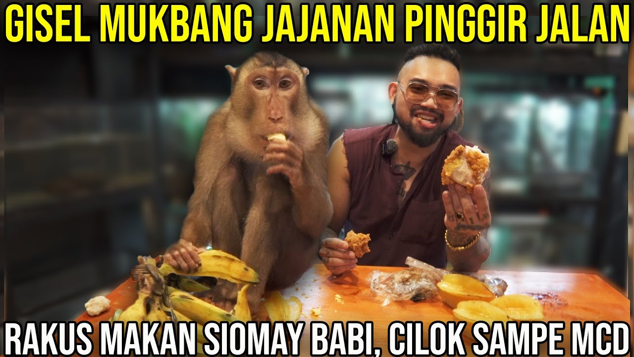 GISEL MUKBANG JAJANAN PINGGIR JALAN, RAKUS MAKAN SIOMAY BABI,CILOK ...