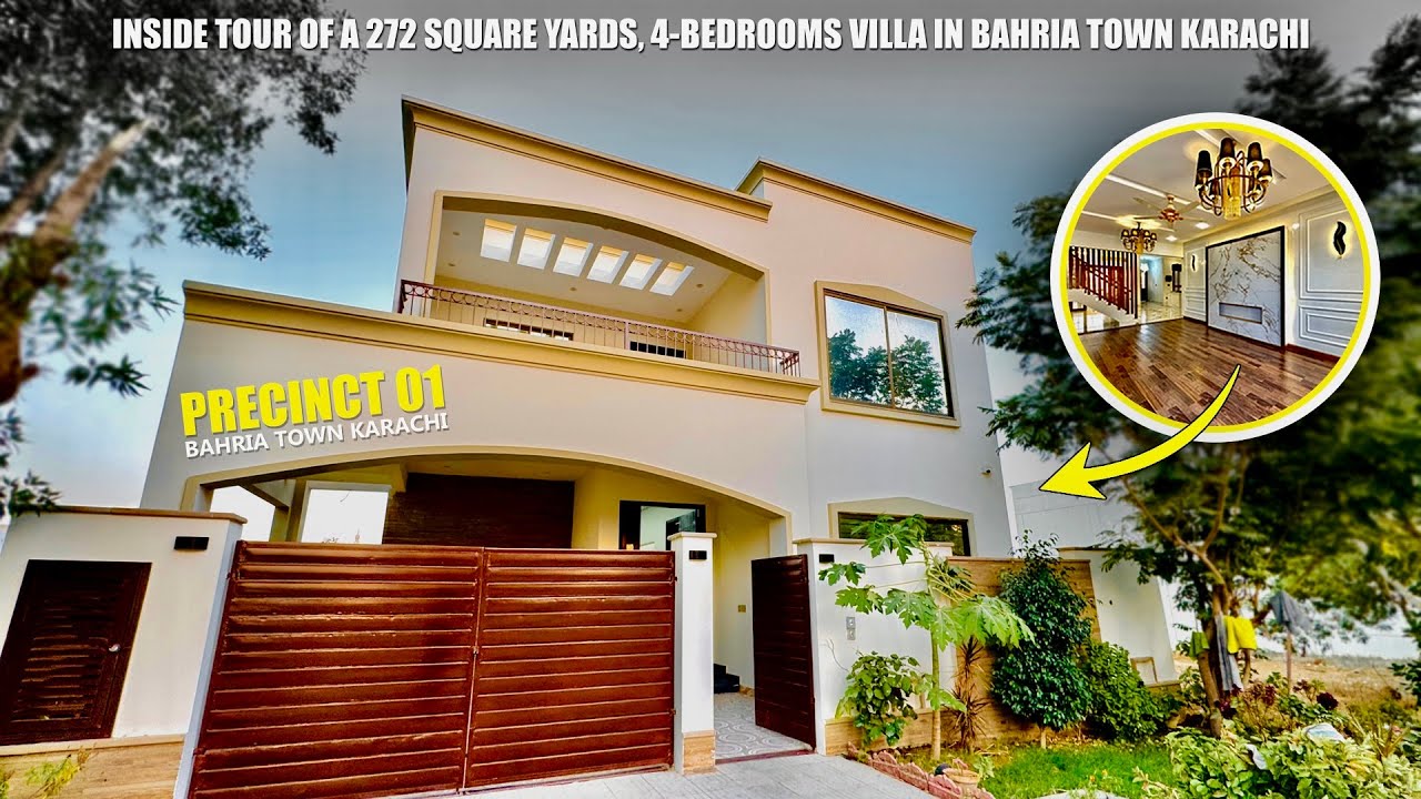 House for Sale in Bahria Town Karachi | Precinct 1 | 4 Bed | 272 Square ...