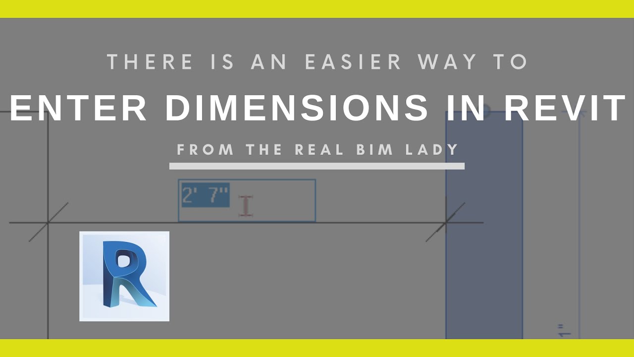 Entering Distances in Revit. Save time with these tricks! Formulas ...