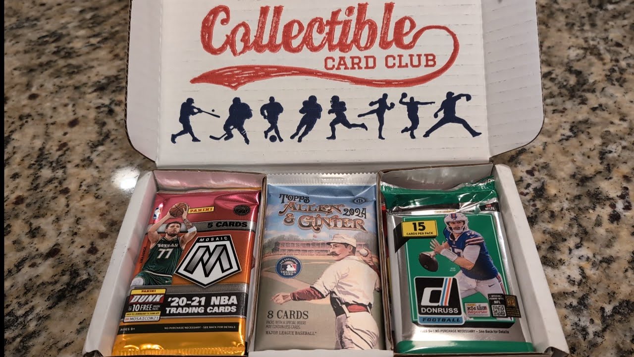 COLLECTIBLE CARD CLUB - 3 Sport Box Break (November 2024) - YouTube