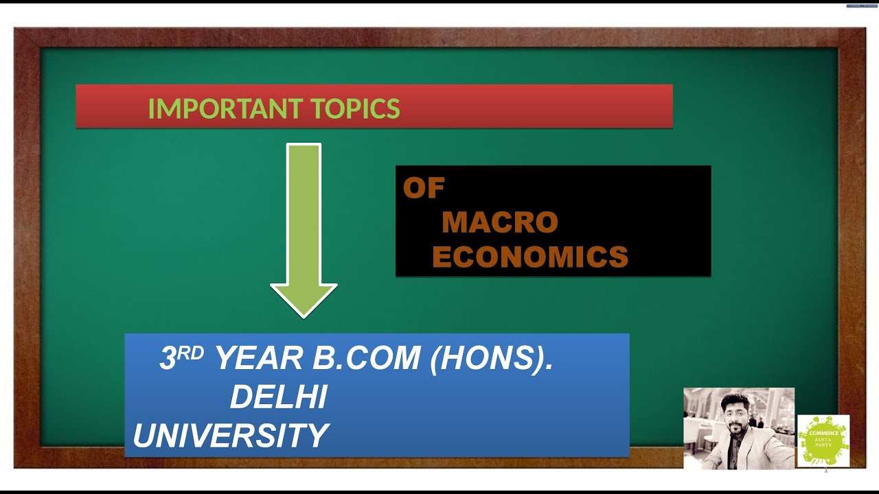 Important topics of Macro economics(B.com(hons) 3rd year - YouTube