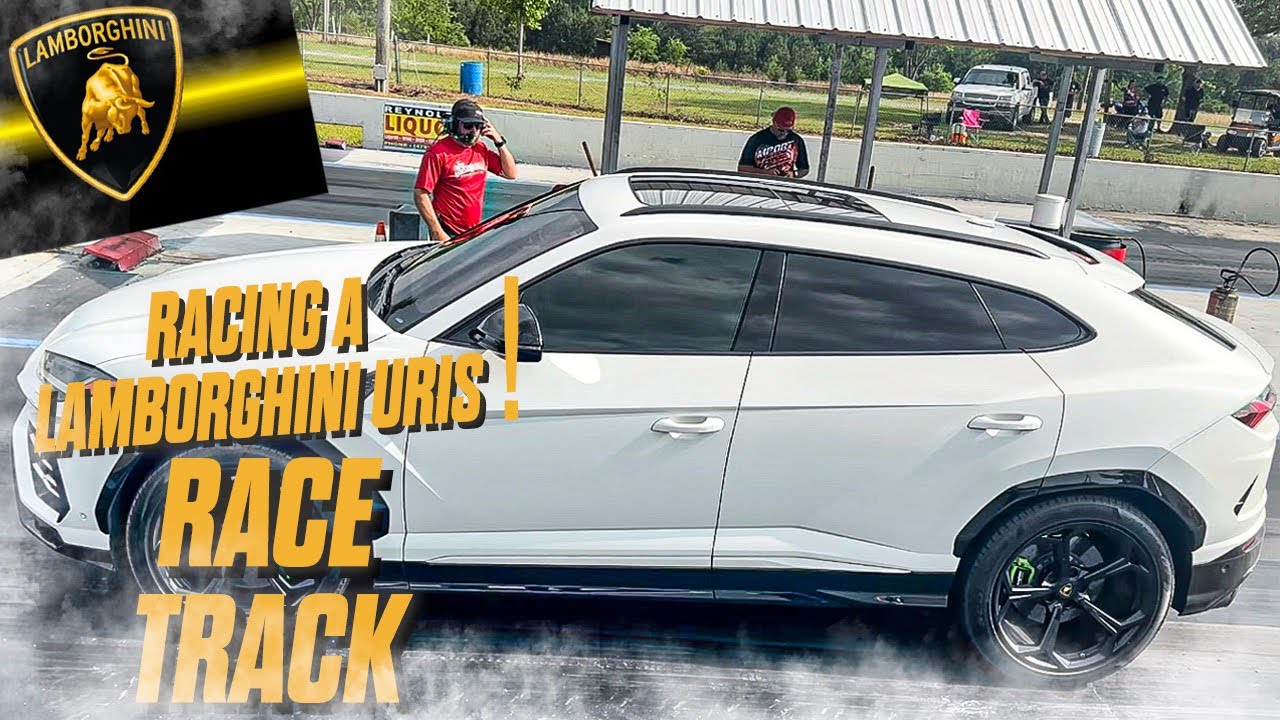 Racing a Lamborghini Uris at the Race Track🥵 - YouTube