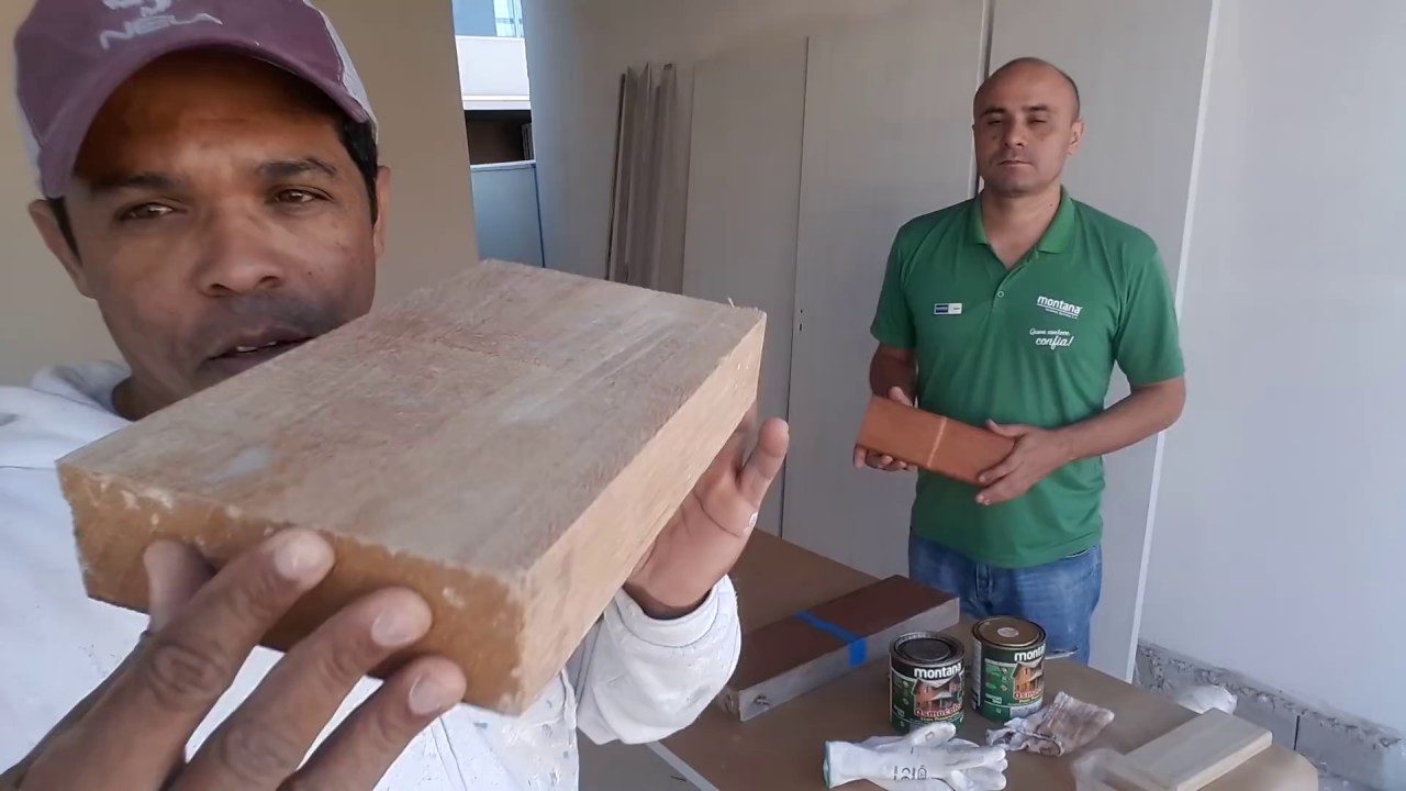 PINTURA DE MADEIRA COM STAIN - COMO FAZER O PROCEDIMENTO - YouTube