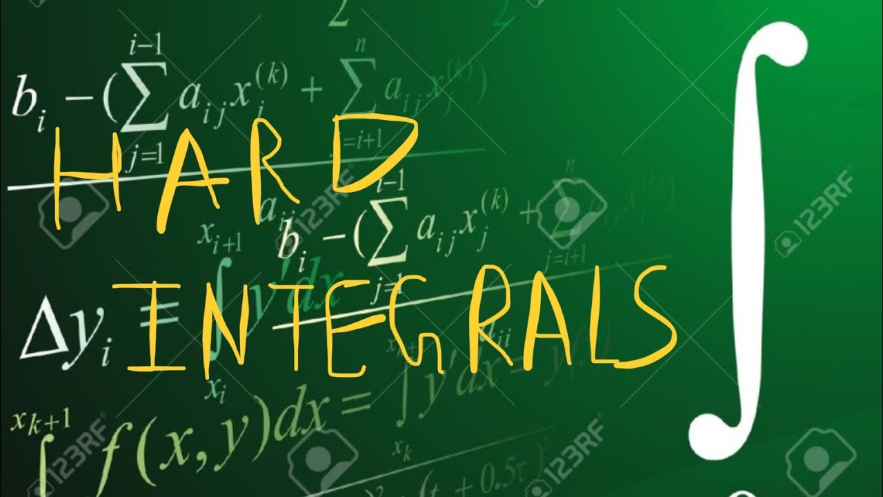 Can you SOLVE these 2 hard integrals? - YouTube