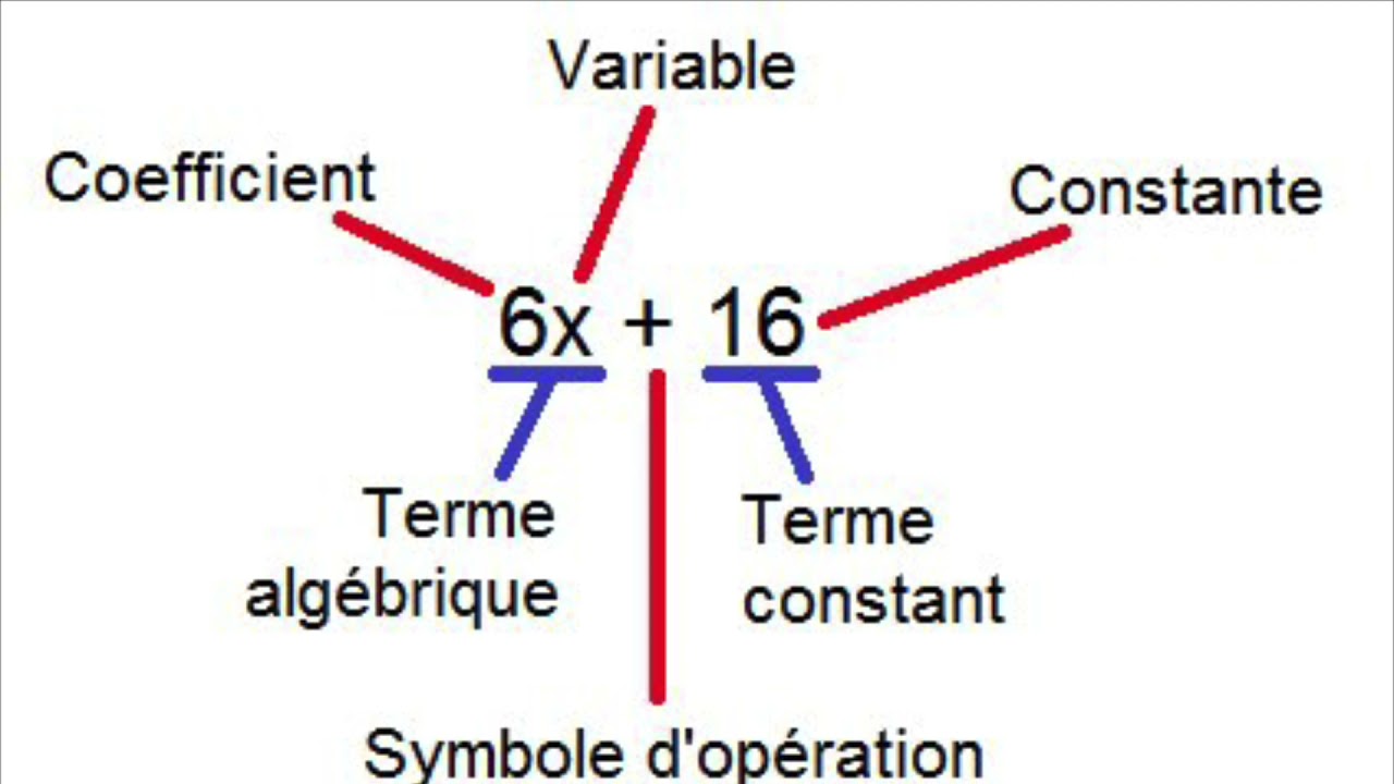 Introduction à l’algèbre Partie 1 ( secondaire 2) - YouTube