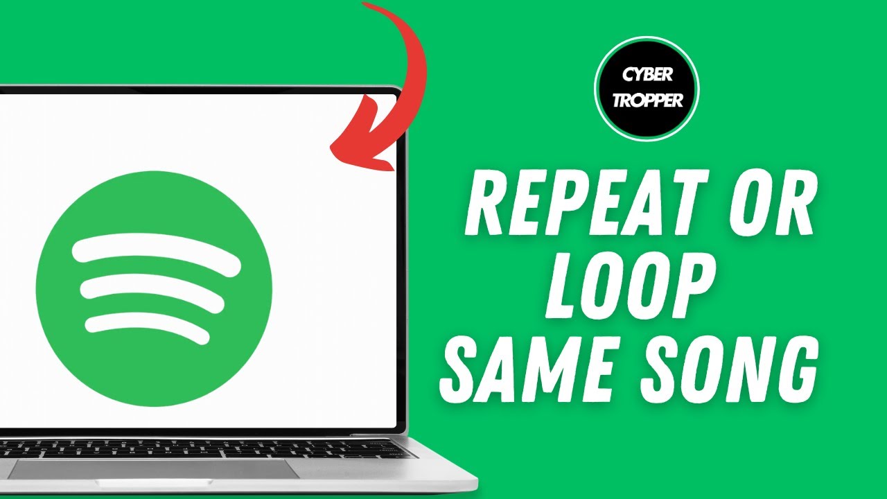 How to Repeat or Loop Same Song on Spotify on PC - YouTube