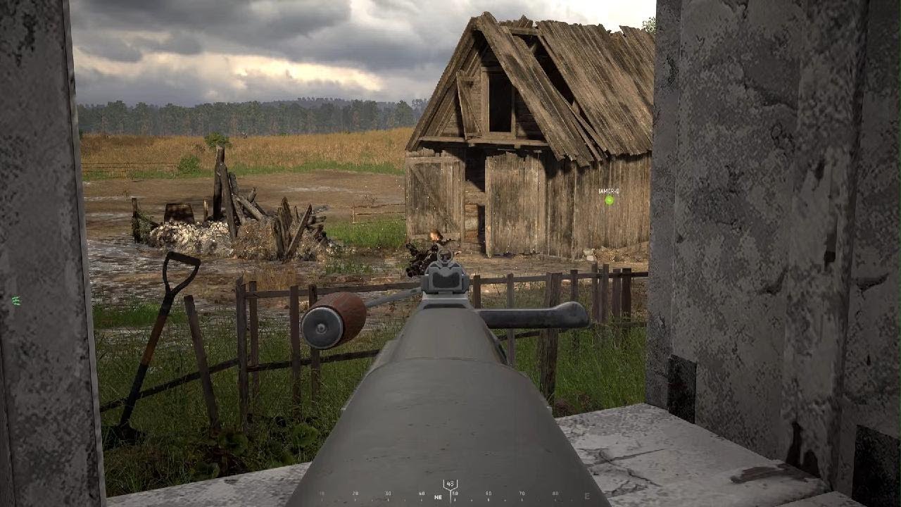 Close up view of what happens when an anti TANK rifle is used on an ...