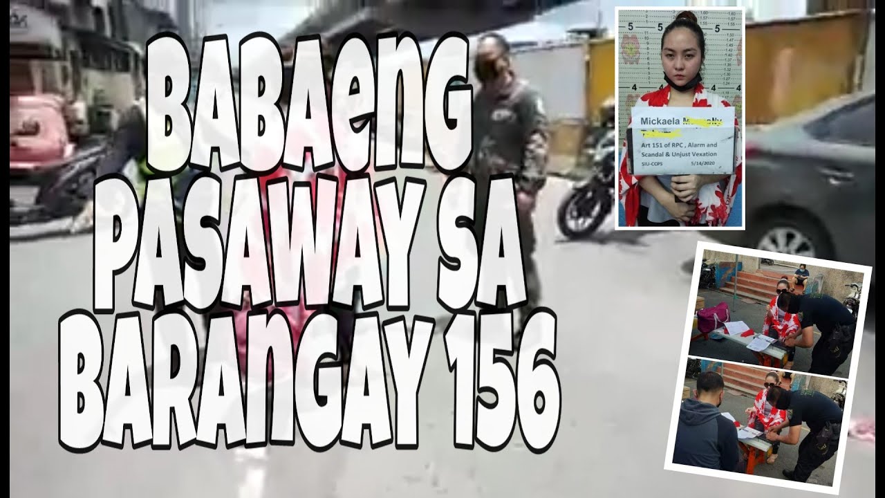BABAENG PASAWAY SA BARANGAY 156 | PASAWAY SA ECQ - YouTube