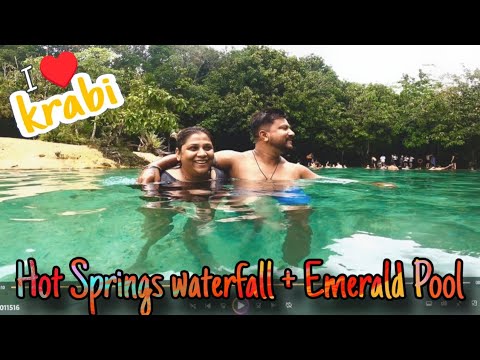 Krabi Hot Springs Waterfall || Emerald Pool Half Day Tour #thailand # ...