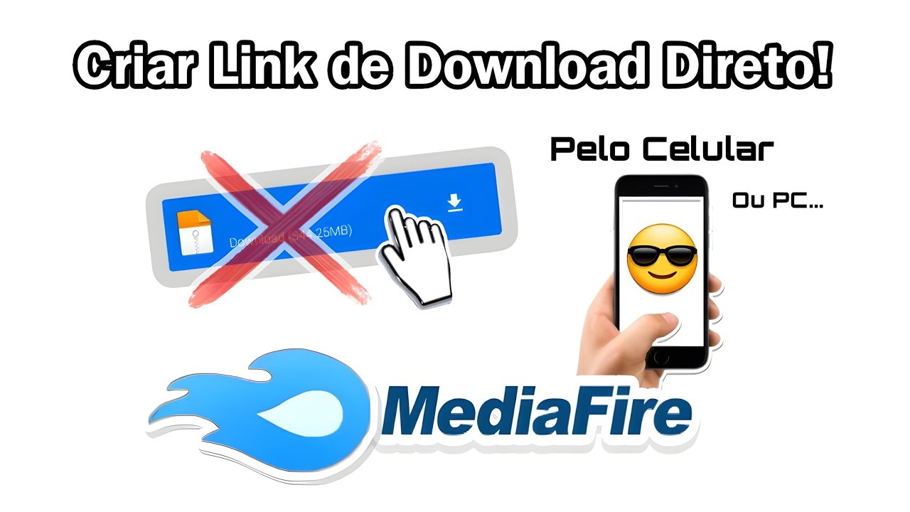 Criar LINK de Download Direto no MEDIAFIRE, Pelo Celular e PC (2023 ...