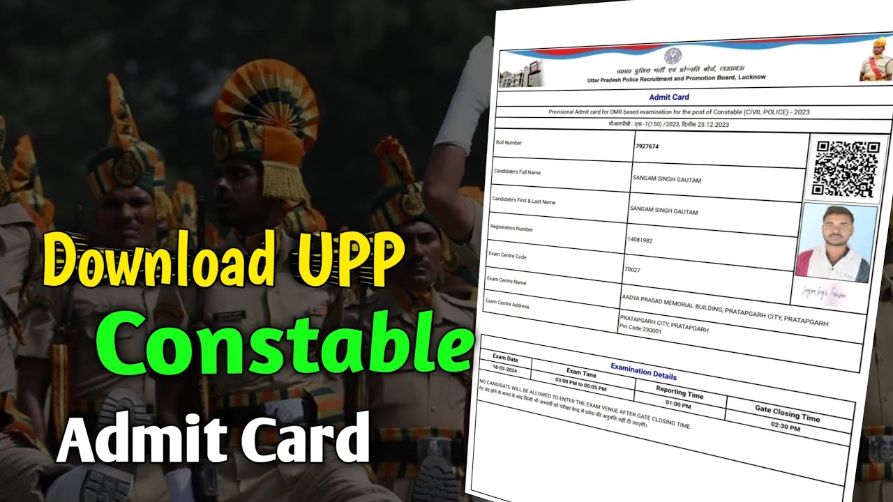 upp constable admit card 2024 kaise download kare | how to download upp ...