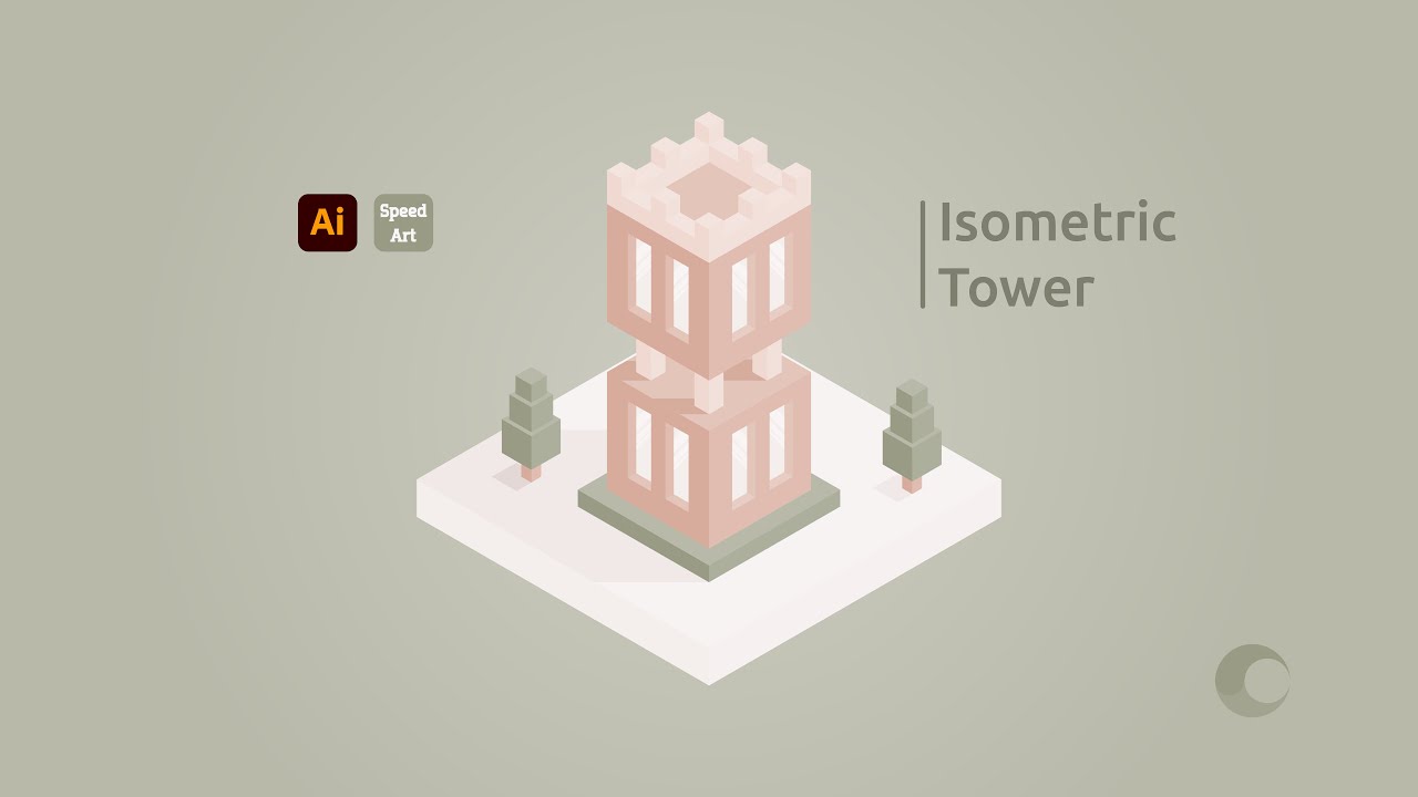 Mastering Isometric Tower Designs in Adobe Illustrator: Step-by-Step ...