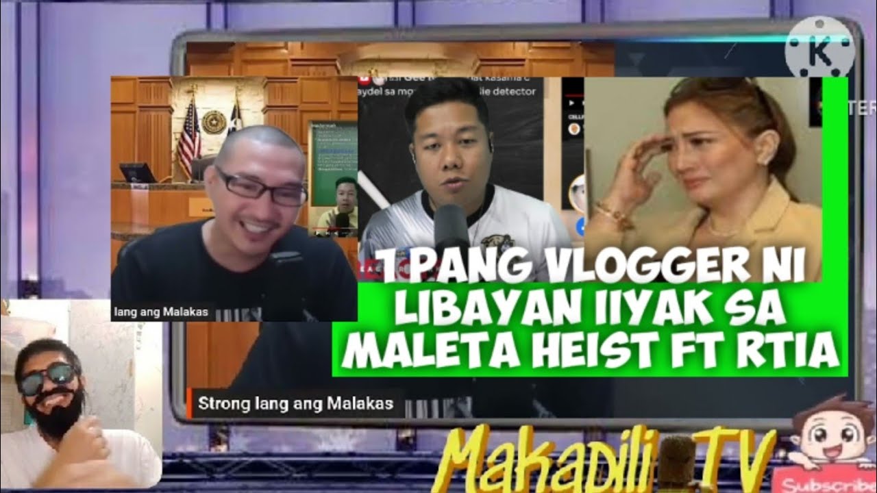 1 PANG VLOGGER NI LIBAYAN GUMAWA NG ISSUE SA MAHIWAGANG MALETA SA RTIA ...