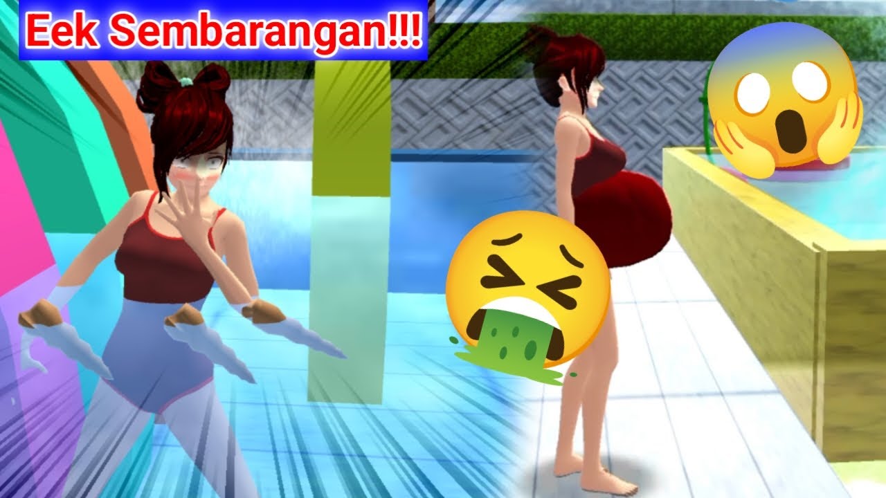Kebelet Eek - Akina Sakai Hamil Besar || Sakura School Simulator - YouTube
