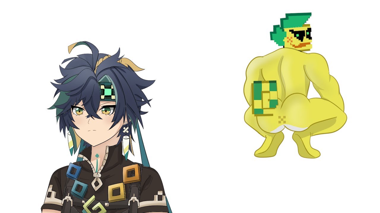 Kinich and Ajaw Hot milk meme | Genshin Impact animation meme - YouTube