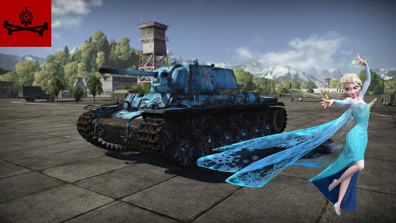 War Thunder Skins: Elsa Tank - YouTube