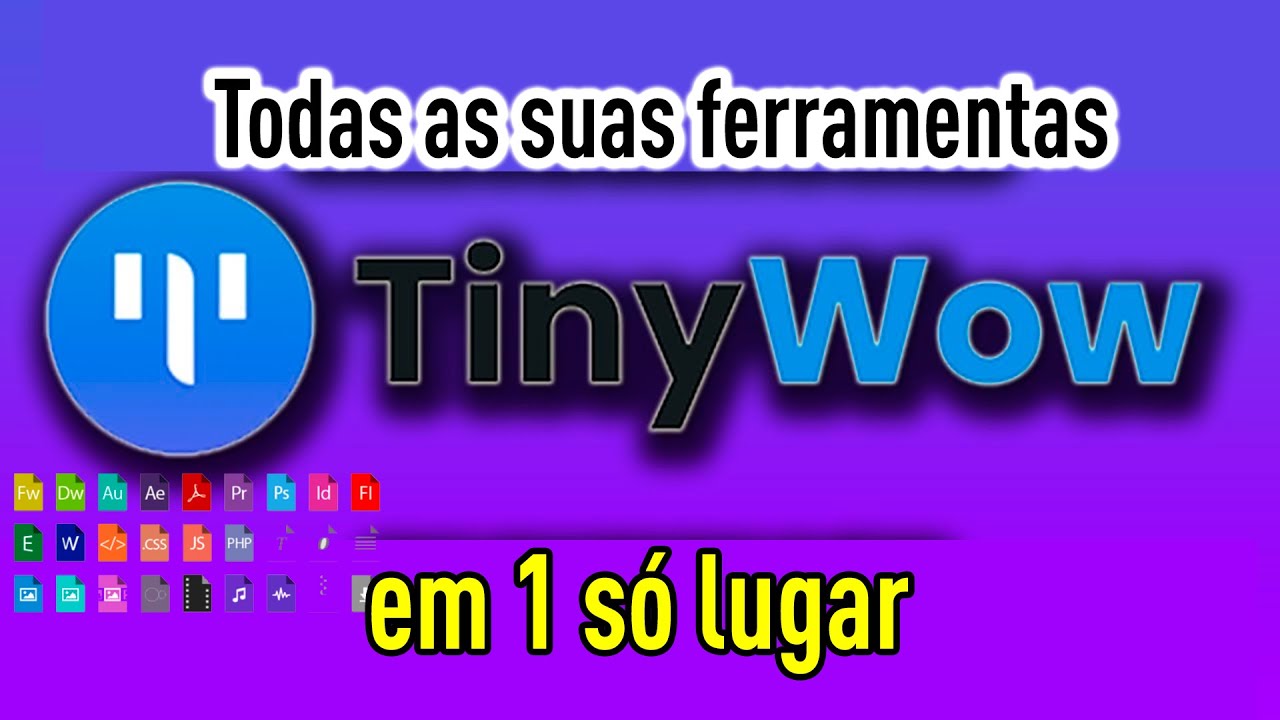 TUTORIAL! TINYWOW! Como usar? CONVERTA e EDITE arquivos, vídeos, PDF, imagens e crie com IA ...