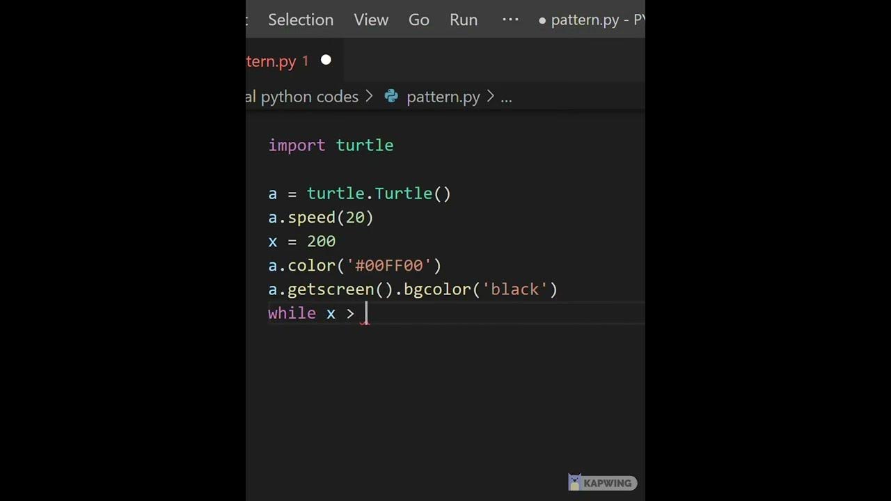 Virus In Python Using Turtle Module Tigercodes Shorts Coding Python Virus Youtube 