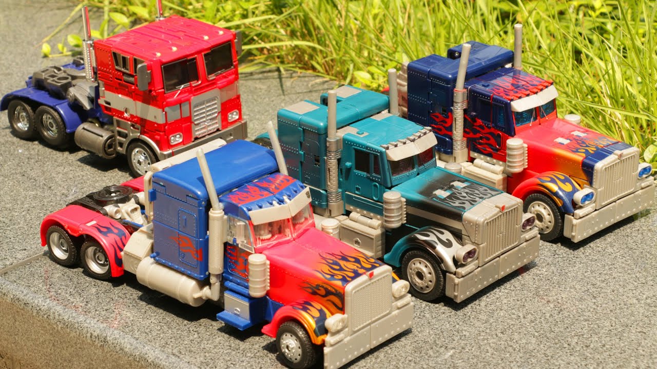 Transformers Optimus Prime 4 Vehicle Transformation Robot Car Toys ...