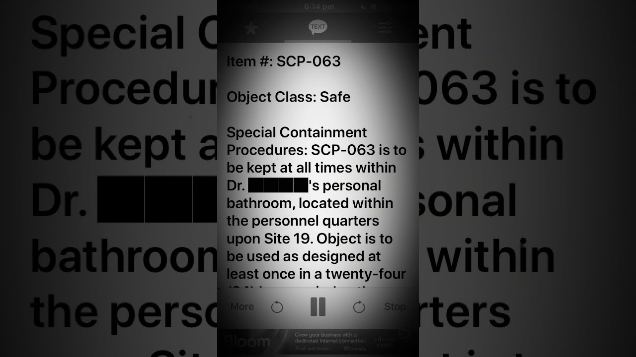 Scp 063 "The World's Best TothBrush" - YouTube