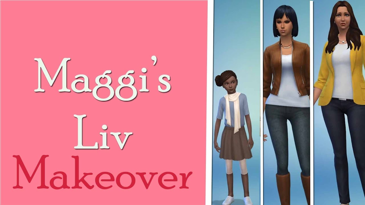 The Sims 4 /Makeover på Mynte/Maj - Maggis Liv - YouTube