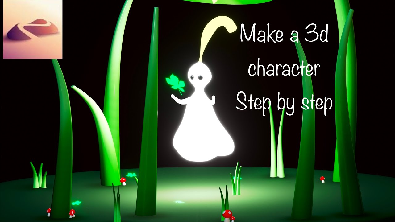 3d character tutorial step by step for beginners || nomad app - YouTube
