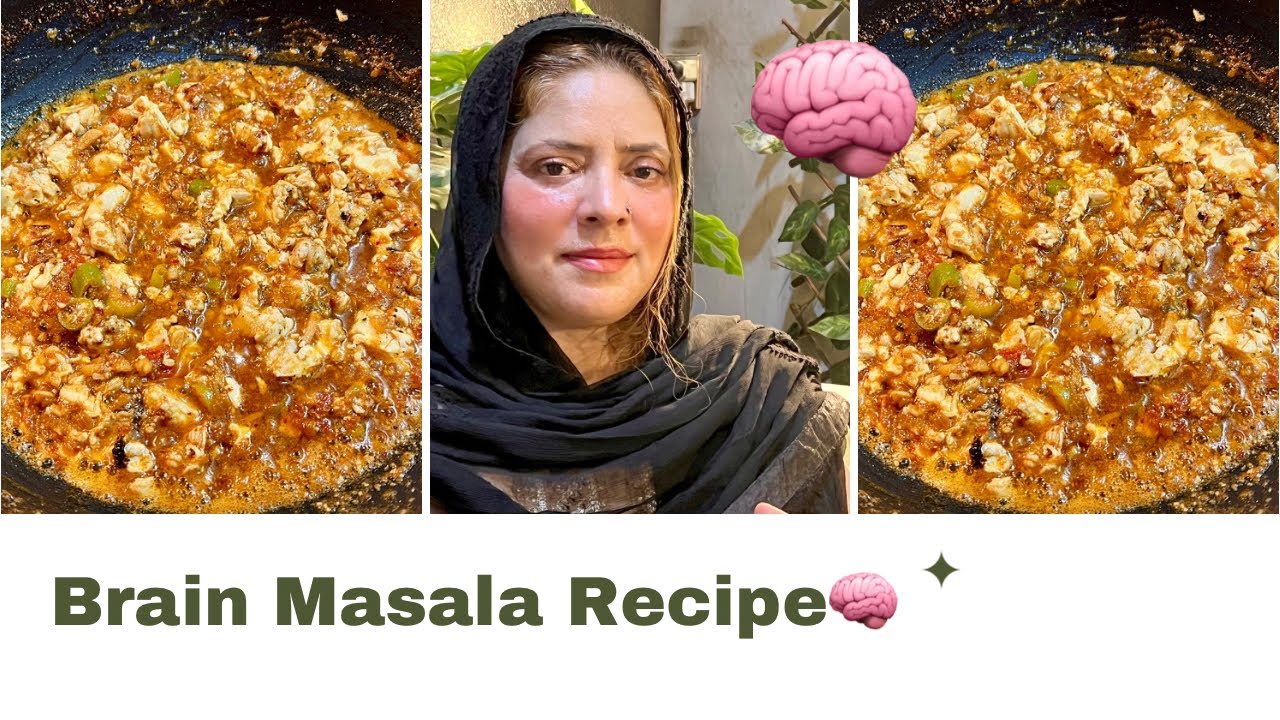 Brain Masala Recipe | Maghaz Fry | Recipes With Hina 🧠b - YouTube