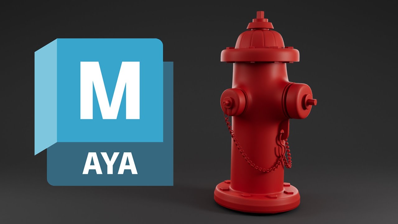 Autodesk Maya 2023 - Fire Hydrant Modelling, Timelapse - YouTube