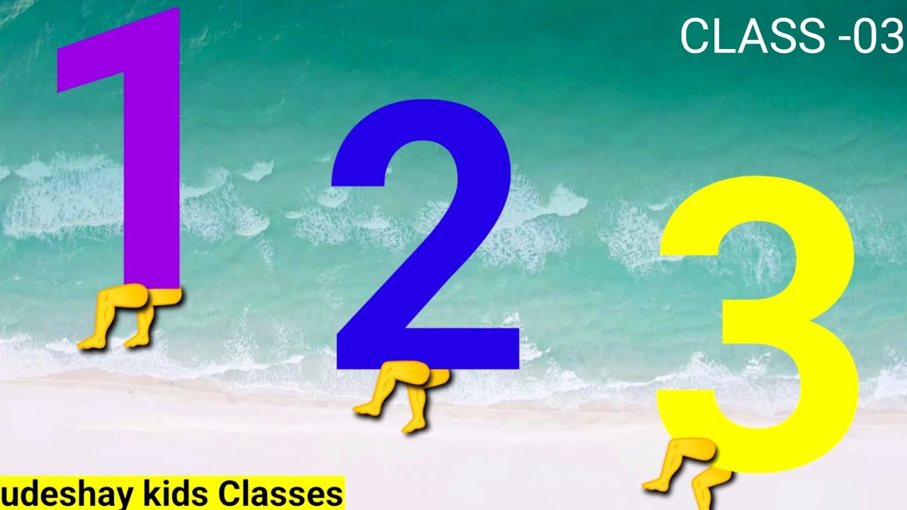 Counting numbers, Counting 123 numbers, Counting for kids, Counting ...