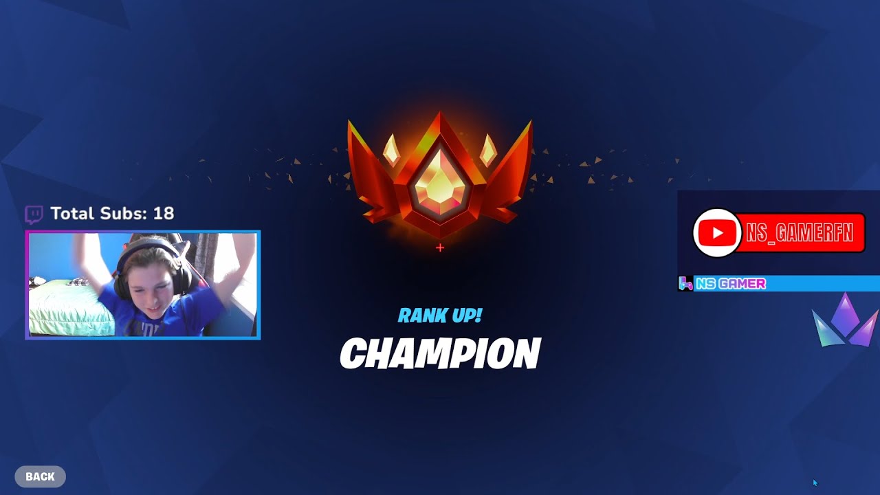 The Game That Got to Champion Rank in Fortnite - YouTube