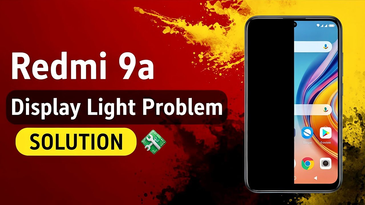 mobile display light blinking problem | redmi 9a display light blinking ...