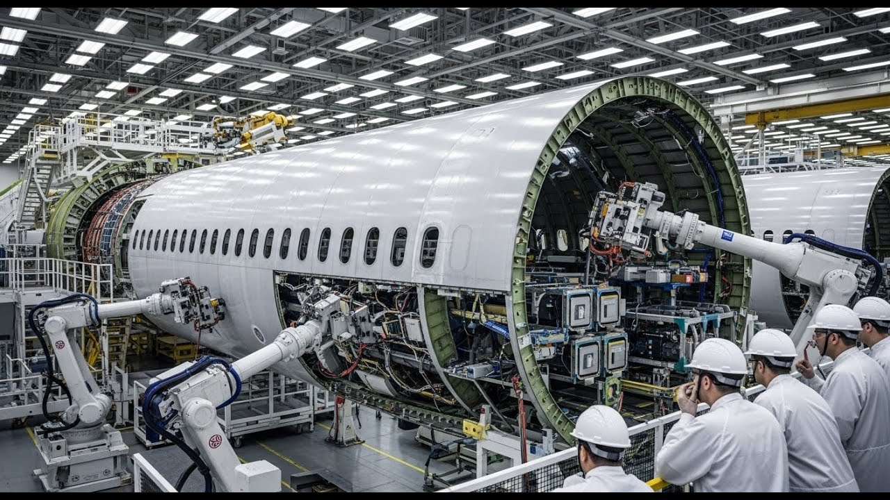Inside the Aircraft Factory: Full Step-by-Step Manufacturing Process ...