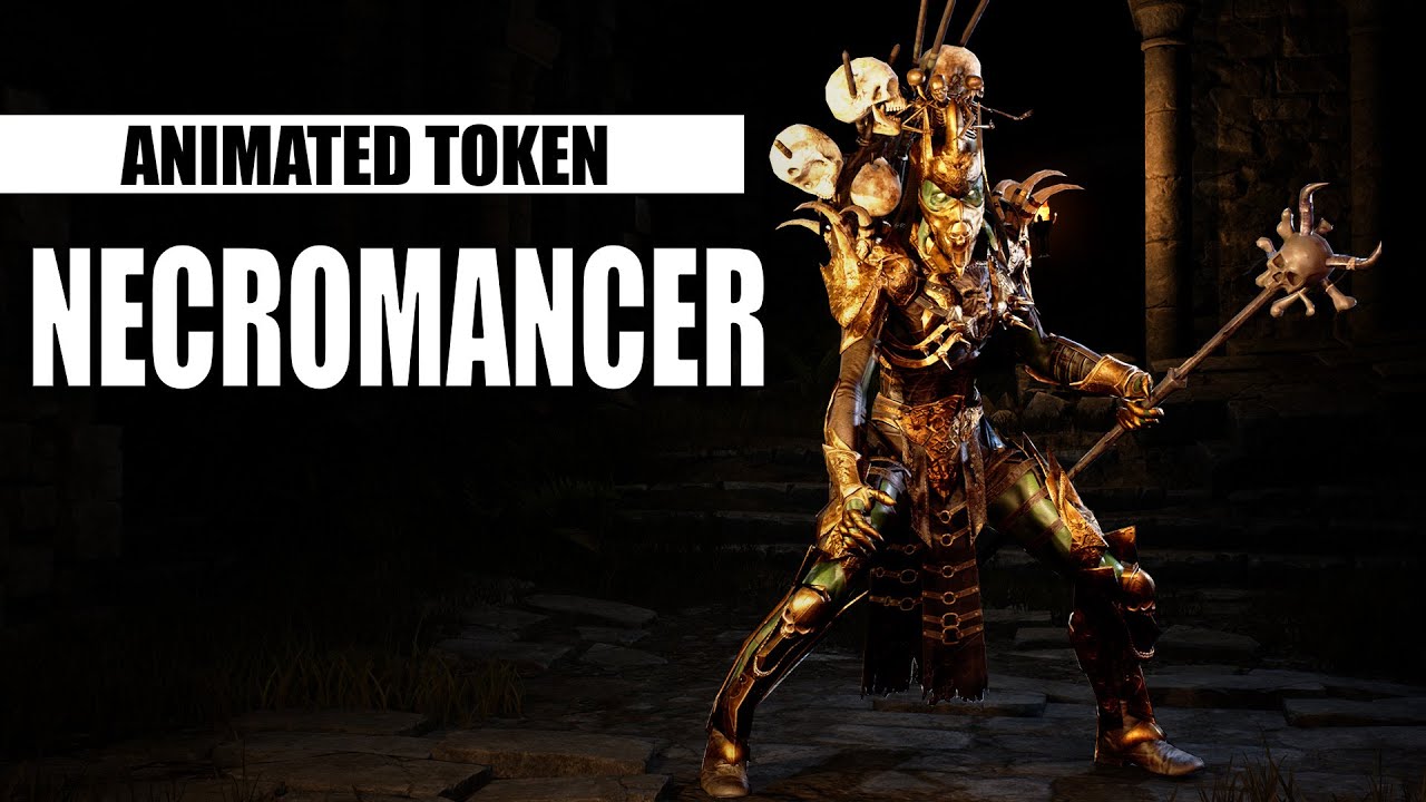 The Necromancer | Beneos DnD Tokens - YouTube