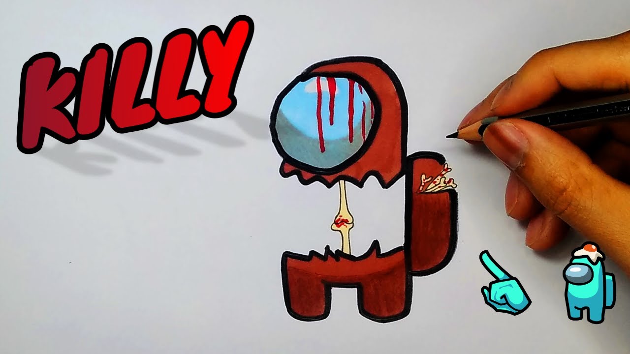 como DIBUJAR a KILLY de AMONG US 😨 | facil PASO a PASO | HOW to DRAW ...