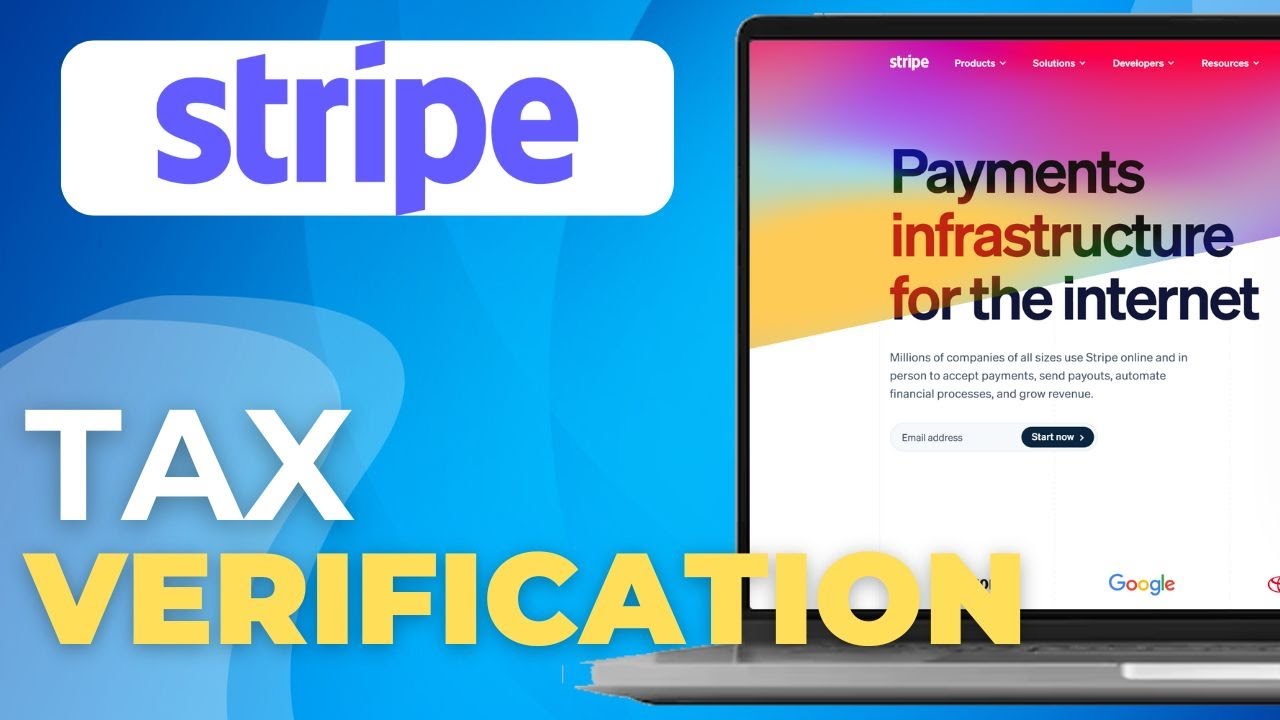 How To Add Tax Verification For Stripe Account - YouTube