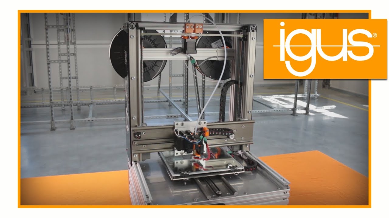 BB One XYZ 3D-printer - DIY with igus® products - YouTube
