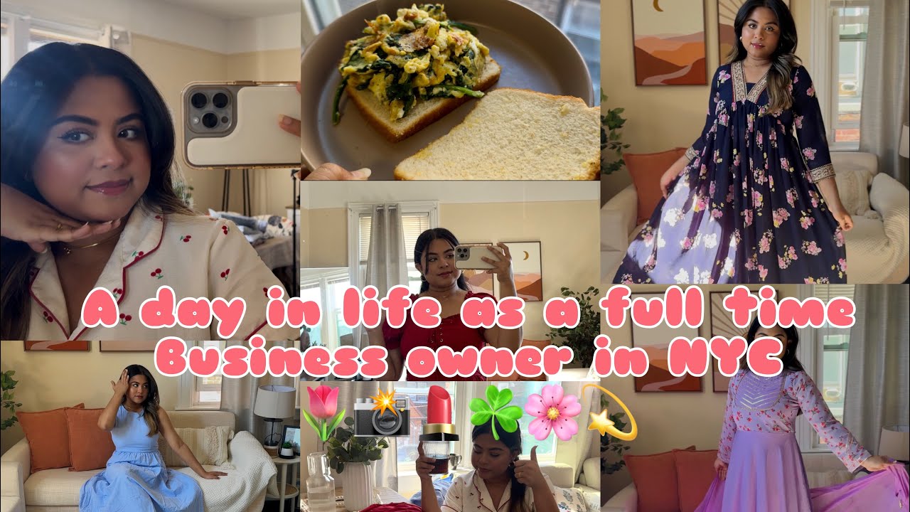 A day in my life as a “Full time Business owner” in USA 🌷📸💫🇺🇸 - YouTube