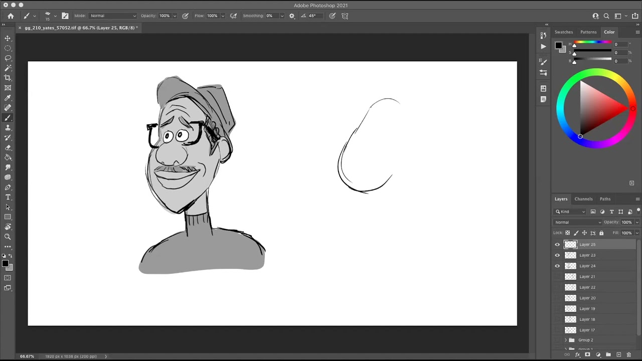 How To Draw Joe Gardner From Pixar's Soul - YouTube