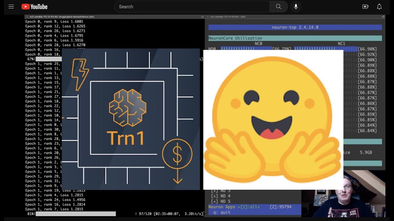 Accelerate Transformer training with AWS Trainium - YouTube