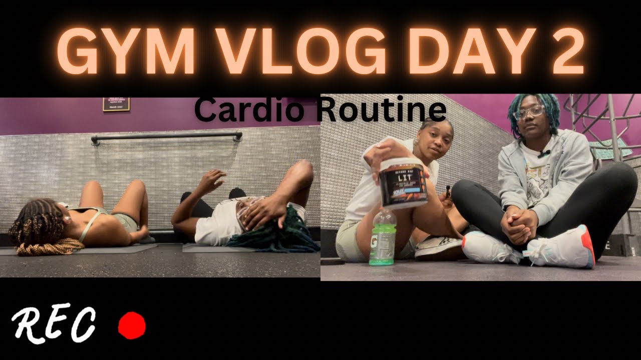 GYM VLOG #2| CARDIO ROUTINE🤸🏾‍♀️🤣 - YouTube