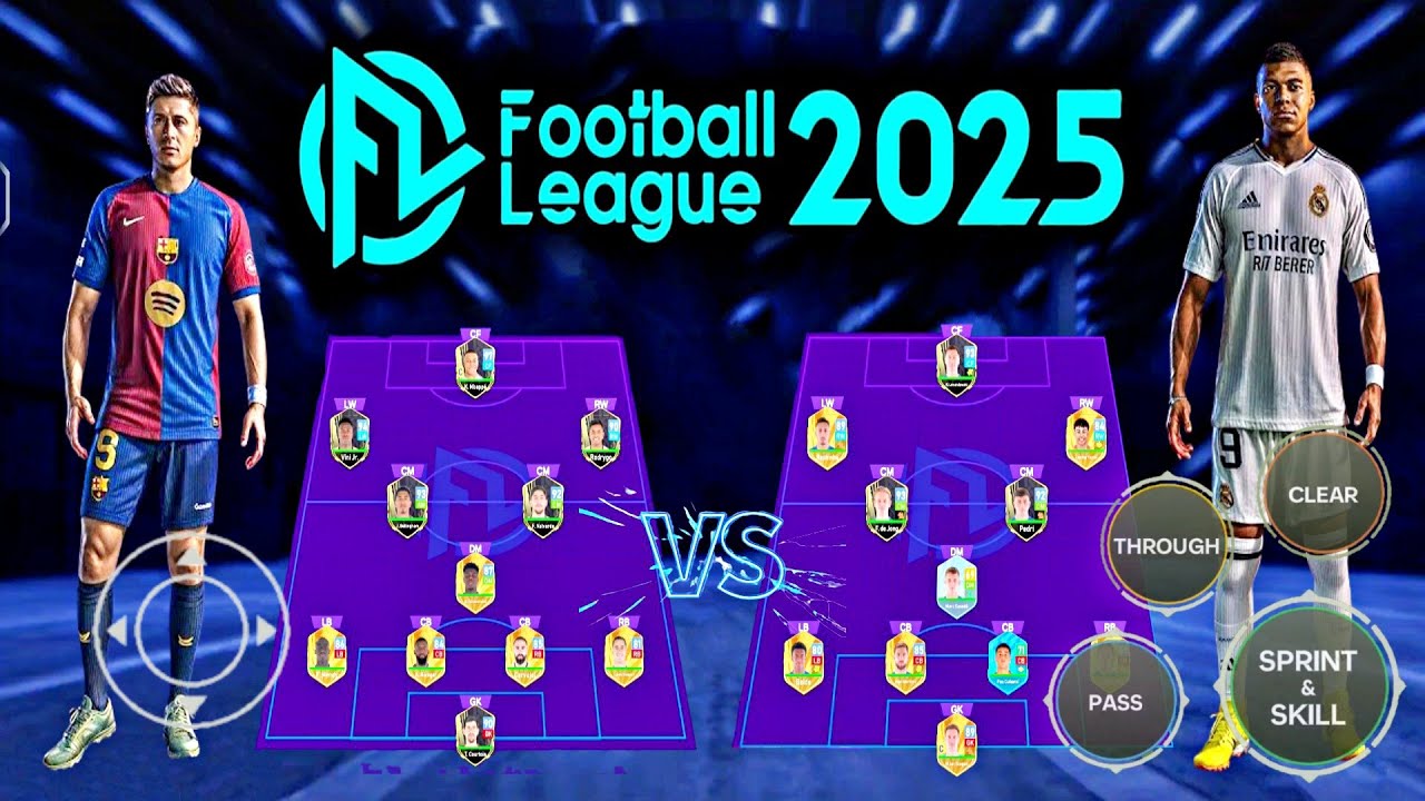 Football League 2025 Mobile New Update Kits Season 24/25 - Real Madrid ...