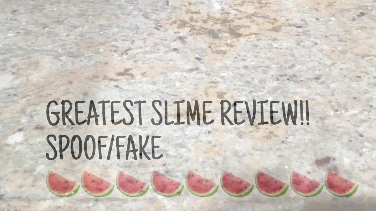 GREATEST ‘SLIME’ REVIEW // (fake) // (JOKE) // *READ DESC* - YouTube