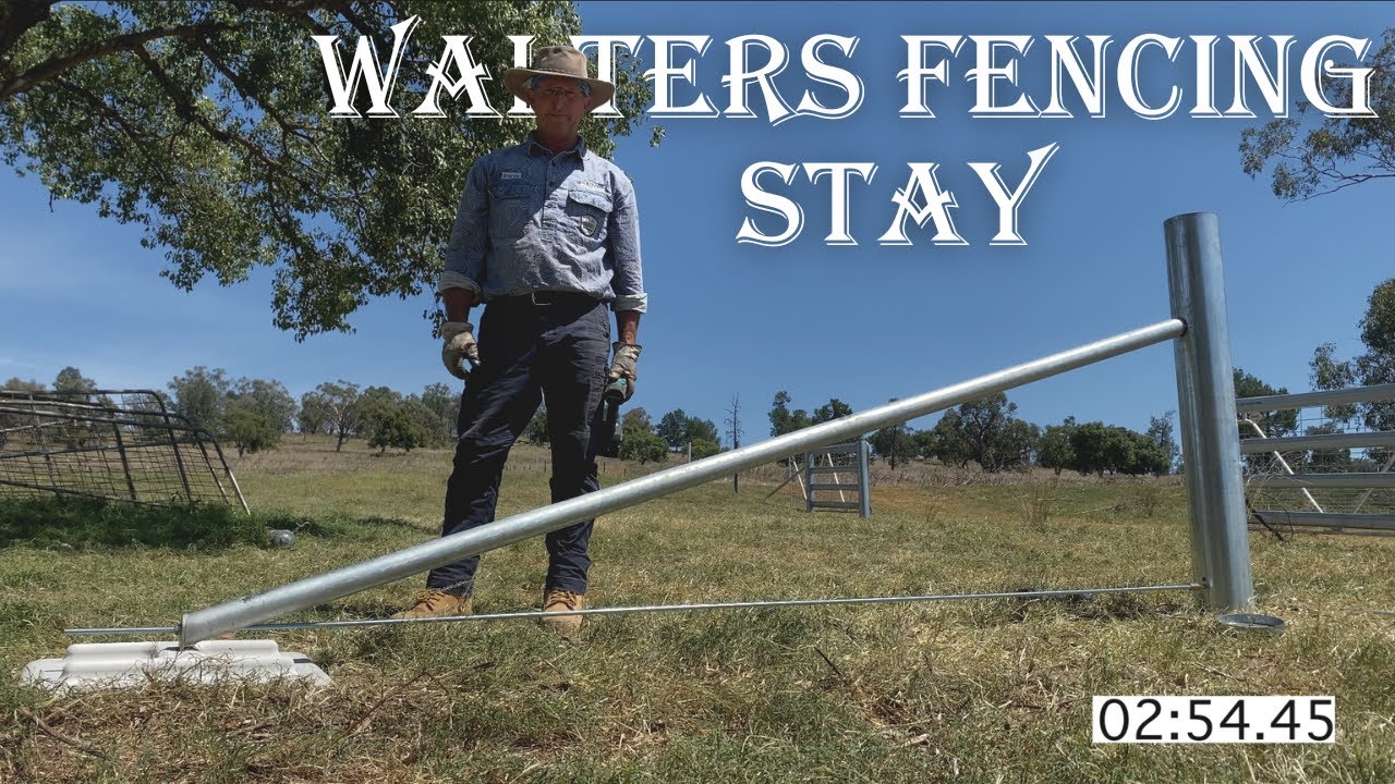 How To Fit A Walters Fencing Stay - YouTube