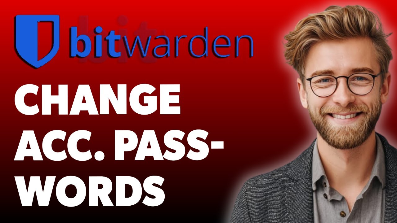 How To Change Account Passwords In Bitwarden [2025 Guide] - YouTube
