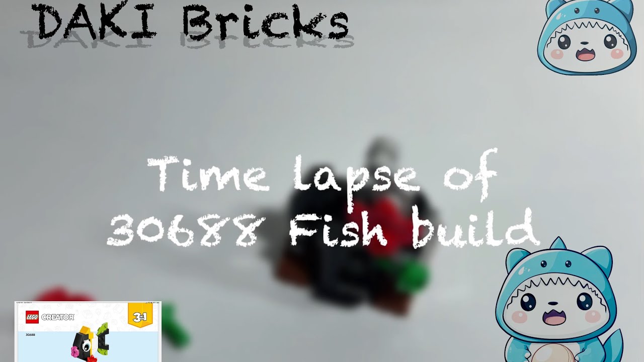 Timelapse/Stop Motion of LEGO 30688 Fish (Alternate Build) - YouTube